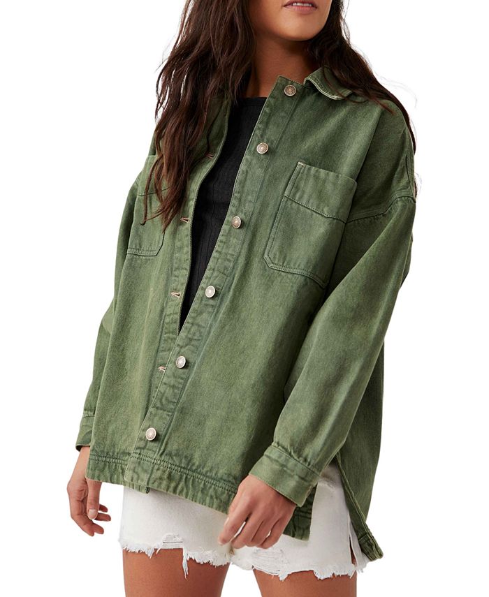 Free People Women's Madison City Denim Jacket - Macy's