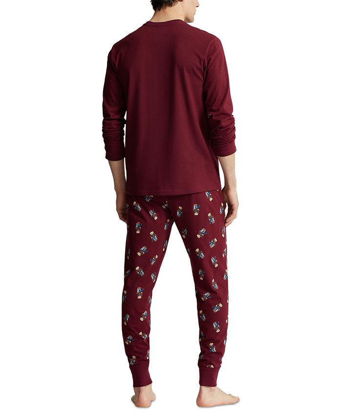 Polo Ralph Lauren Men's 2-Pc. Cotton Polo Bear Pajamas Set - Macy's