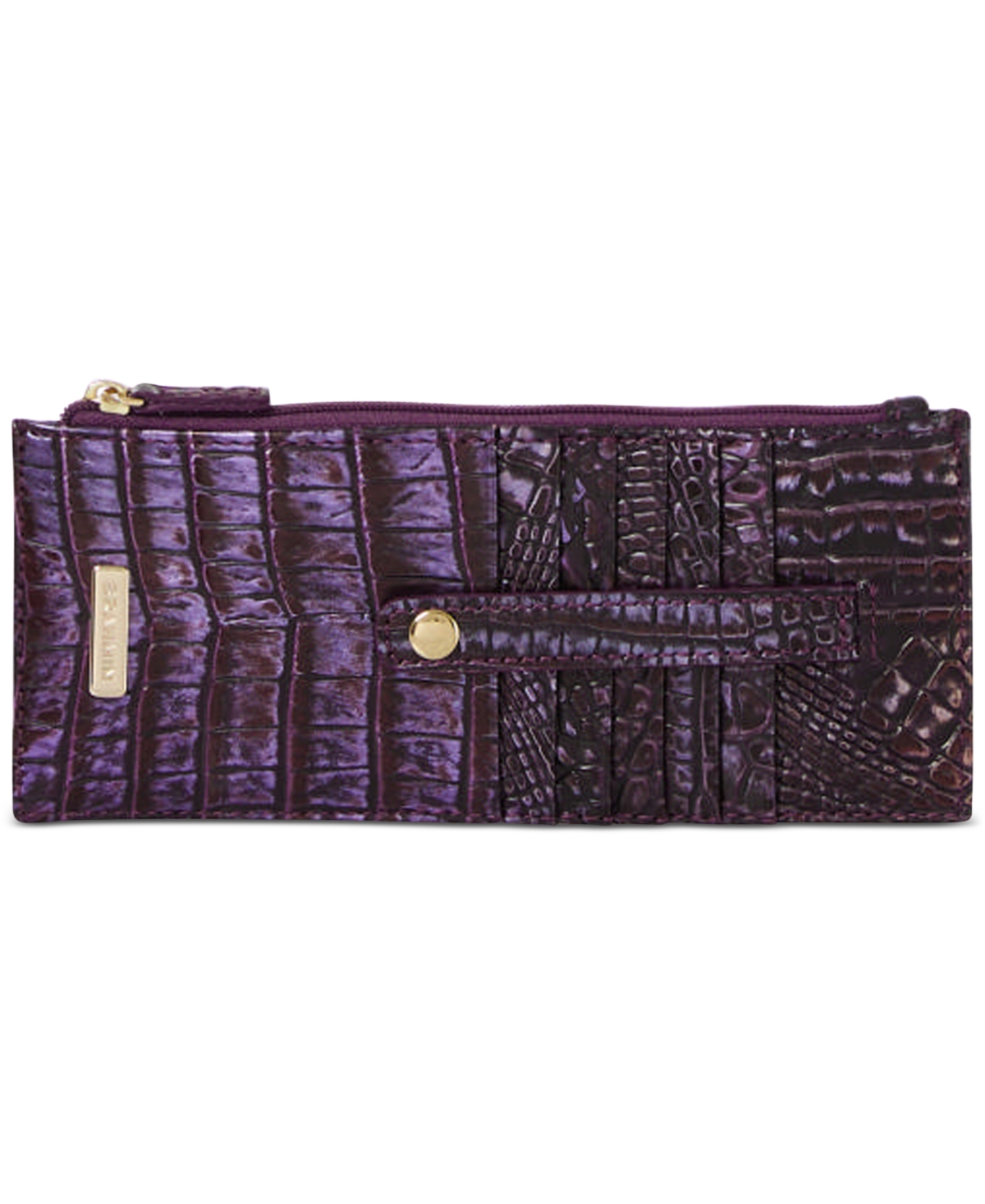 Click here for Brahmin Credit Card Melbourne Embossed Leather Wal... prices