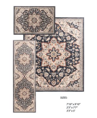 Mink Home Wisdom WDM-7230 Area Rug Set, 3 Piece - Macy's