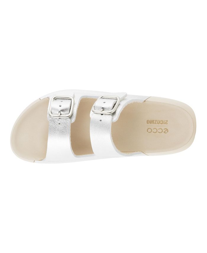 Ecco Women's Cozmo Two Band Leather Buckle Sandals - Macy's