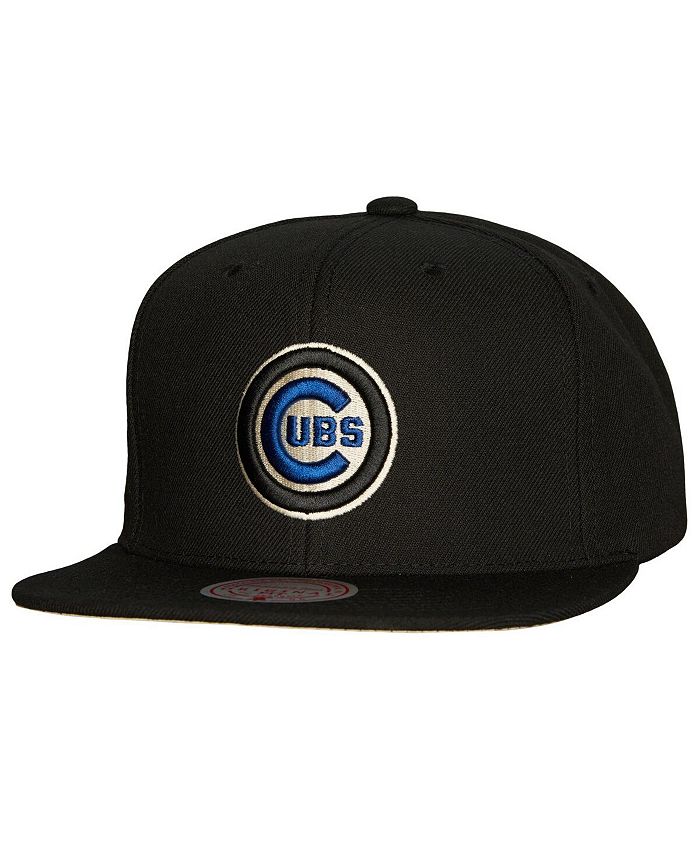 Mitchell & Ness Men's Black Chicago Cubs Cooperstown Collection True ...