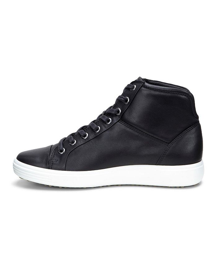 Ecco Women's Soft 7 High Top Leather Sneaker - Macy's
