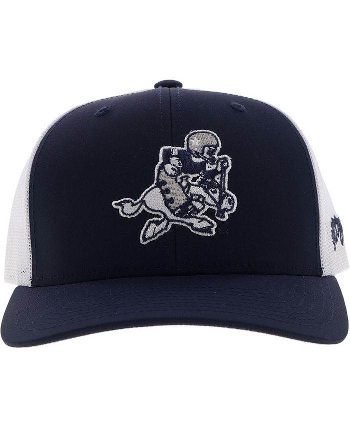 Hooey Men's Navy, White Dallas Cowboys Retro Joe Logo Trucker ...