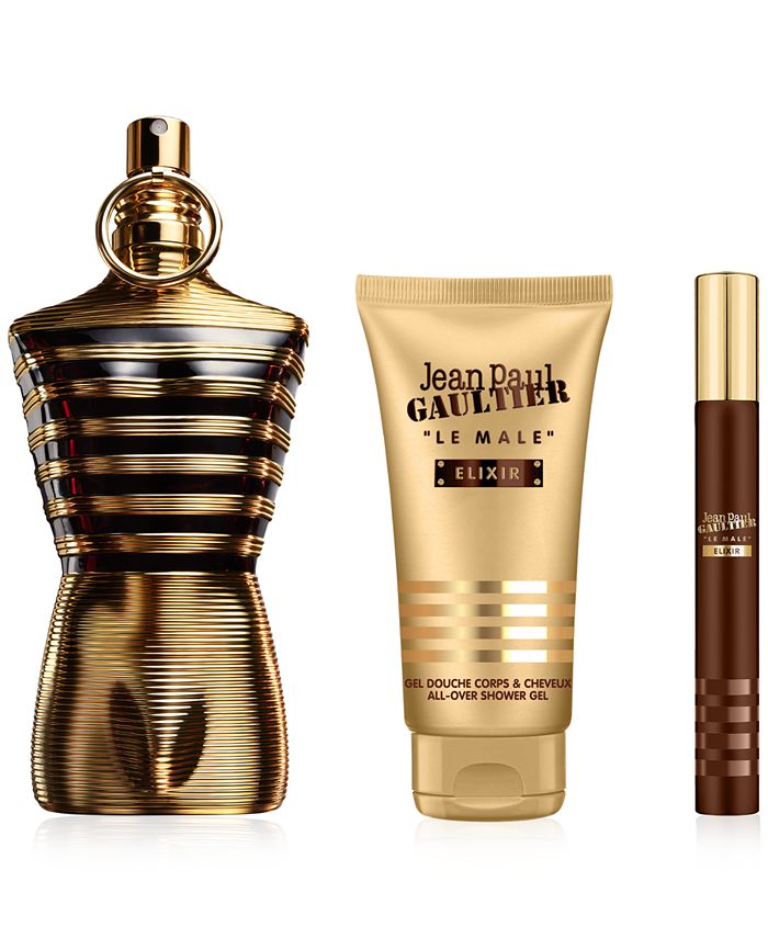 Jean Paul Gaultier Men's 3-Pc. Le Male Elixir Gift Set, Created for ...