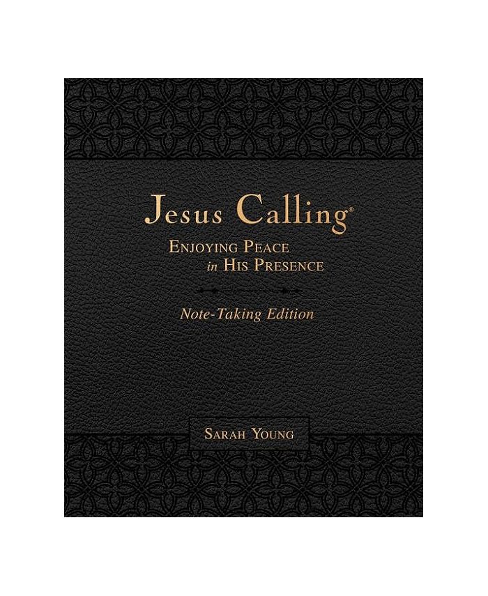 Barnes & Noble Jesus Calling Note-Taking Edition, Leathersoft, Black ...