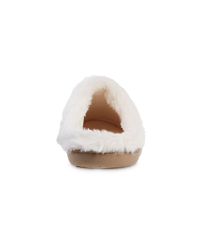 Isotoner Signature Women's Memory Foam Faux Fur Isla Cheetah Hood Back ...