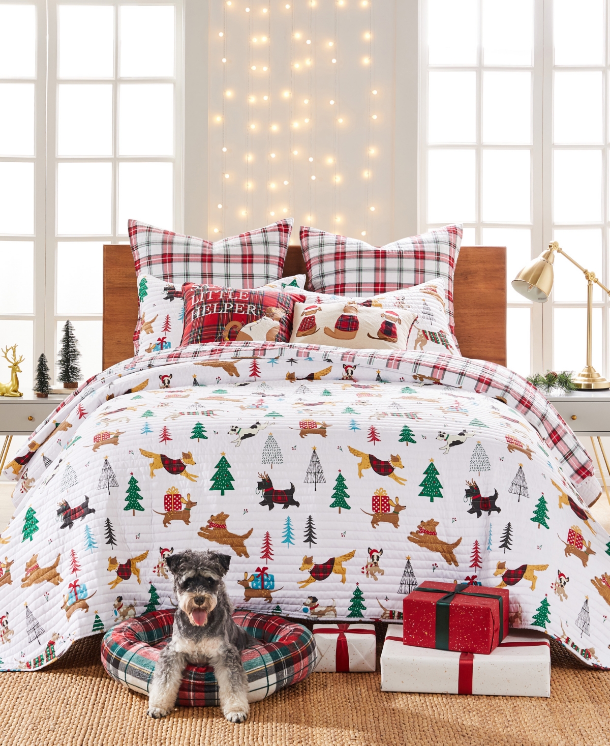 Click here for Levtex Jingle Paws Reversible 3-Pc. Quilt Set  Kin... prices