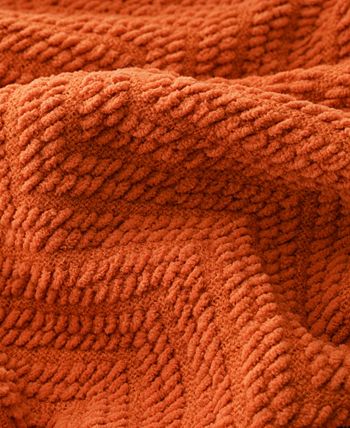 Battilo Classic Textured Woven Micro Chenille Throw, 50" x 60" - Macy's