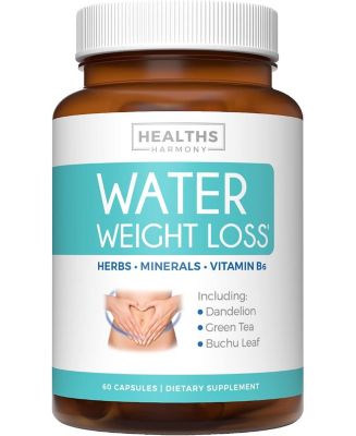 Healths Harmony Water Weight Loss Capsules, Diuretic Water Pills for ...