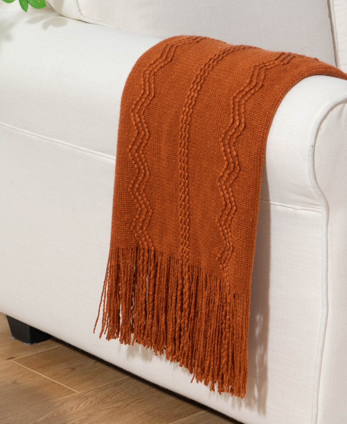 Click here for Battilo Texture Triple Zig-Zag Lightweight Throw... prices