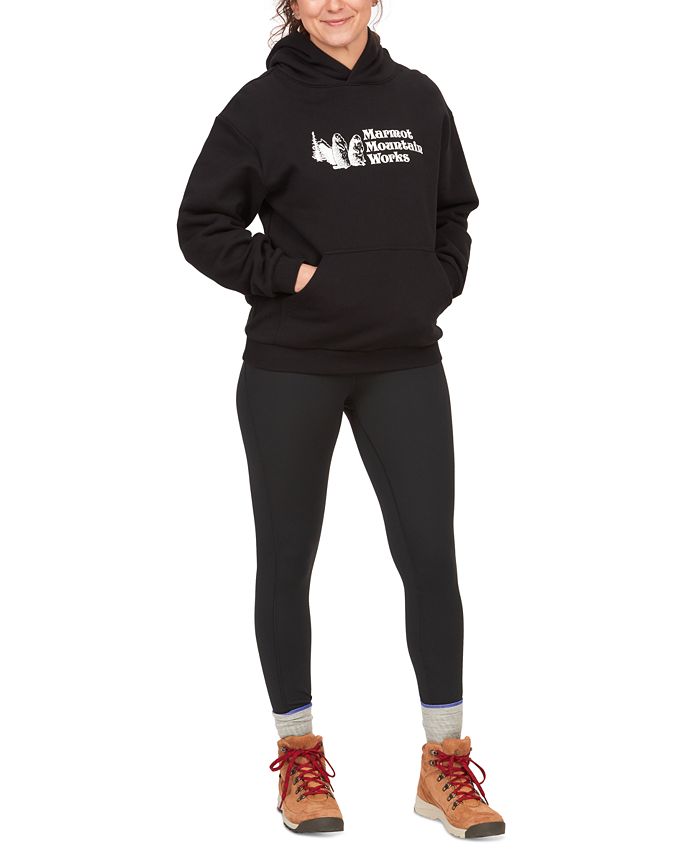 Marmot Women's MMW Logo-Print Ribbed-Trim Hoodie - Macy's