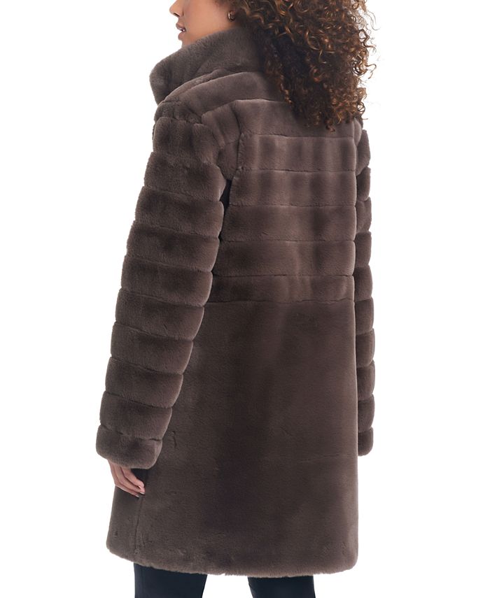 Jones New York Women's Faux-Fur Coat - Macy's