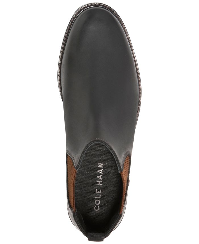 Cole Haan Men's Midland Leather Water-Resistant Pull-On Lug Sole ...