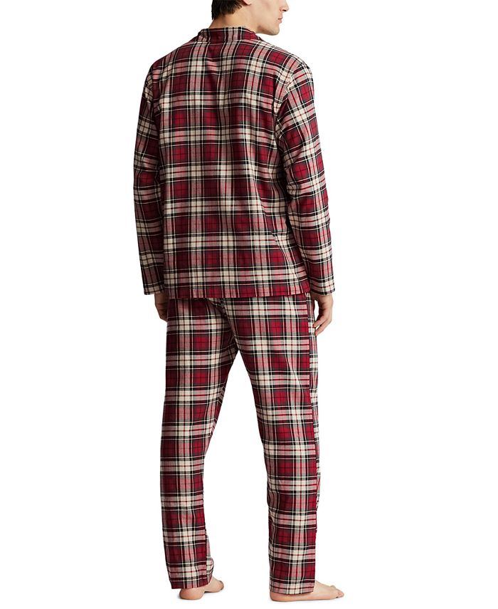 Polo Ralph Lauren Men's Plaid Flannel Pajamas Set - Macy's
