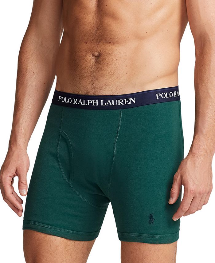 Polo Ralph Lauren Men's 5-Pk. Classic-Fit Cotton Boxer Briefs - Macy's