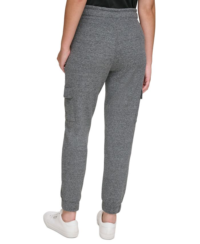 Calvin Klein Women's Slim-Fit Drawstring Cargo Joggers - Macy's