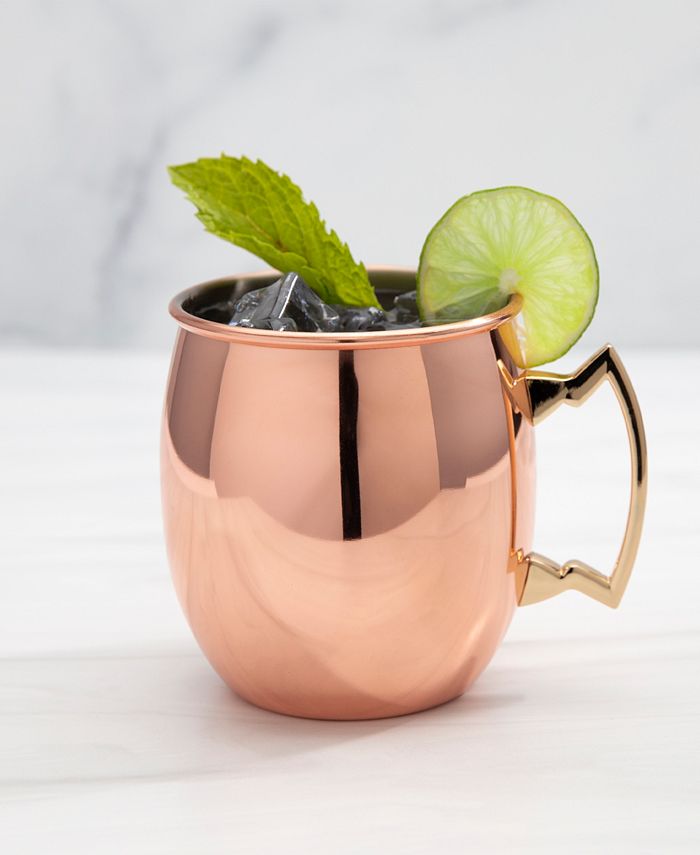 Cambridge Smooth Copper Moscow Mule Mugs, Set of 4 - Macy's