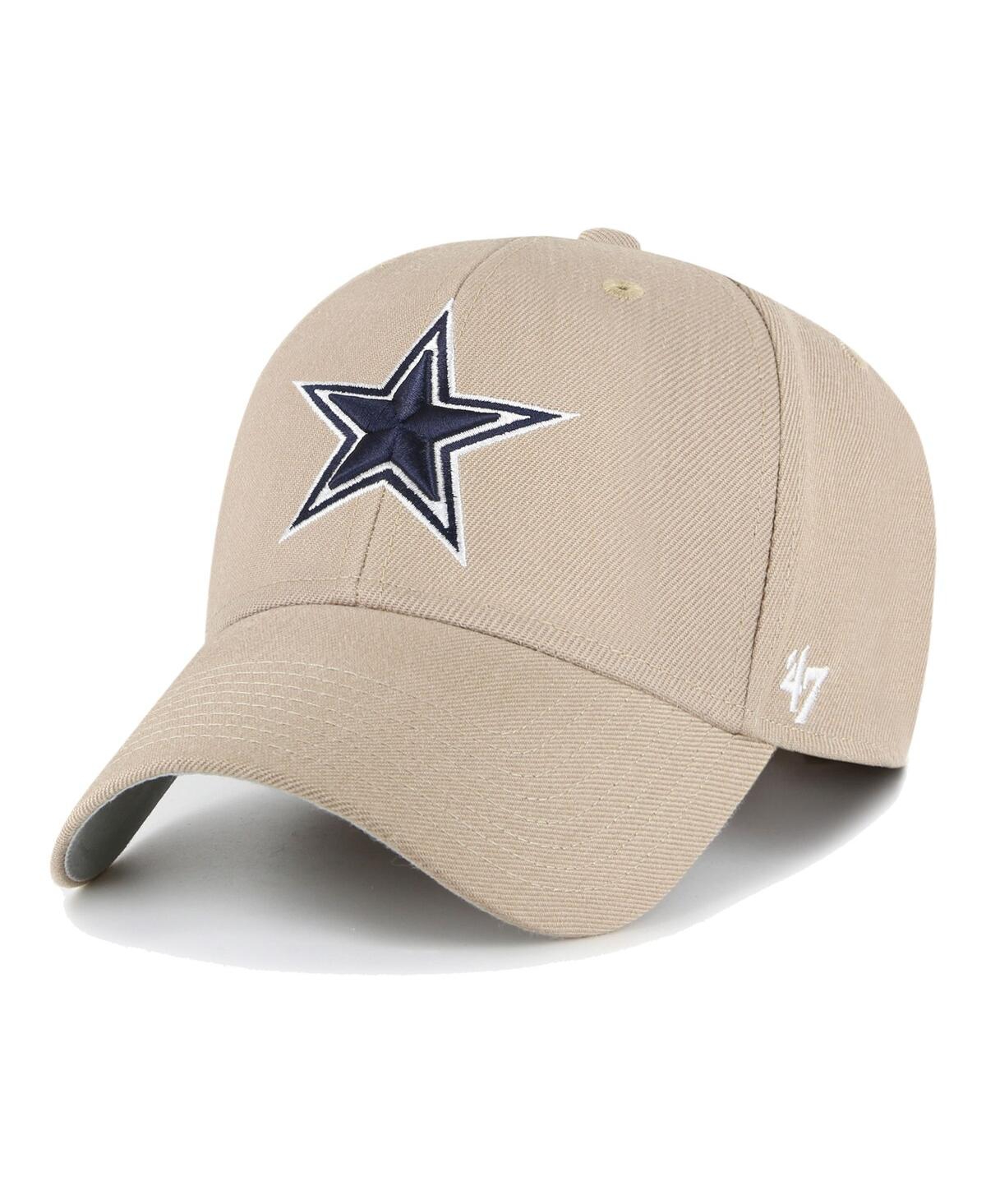 Click here for Mens 47 Brand Khaki Dallas Cowboys Mvp Adjustable... prices