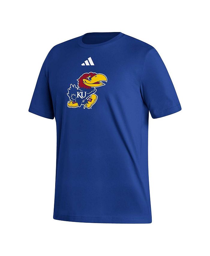 adidas Men's Royal Kansas Jayhawks Logo Fresh T-shirt - Macy's