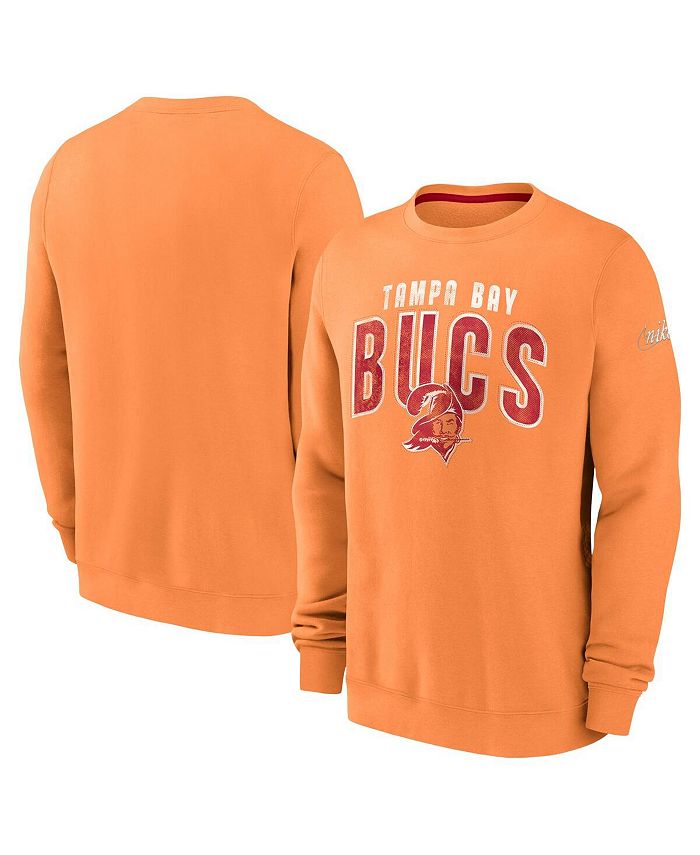 Nike Men's Orange Tampa Bay Buccaneers Rewind Club Pullover Sweatshirt ...