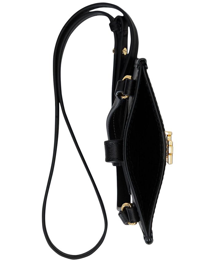 Lauren Ralph Lauren Leather Crossbody Tech Case - Macy's