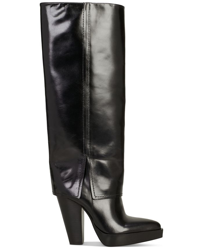 Vince Camuto Women's Nanfala Platform Fold-Over Cuffed Dress Boots - Macy's
