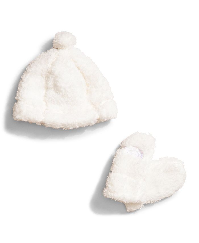 The North Face Baby Boys or Baby Girls Suave Oso Beanie and Mittens Set ...