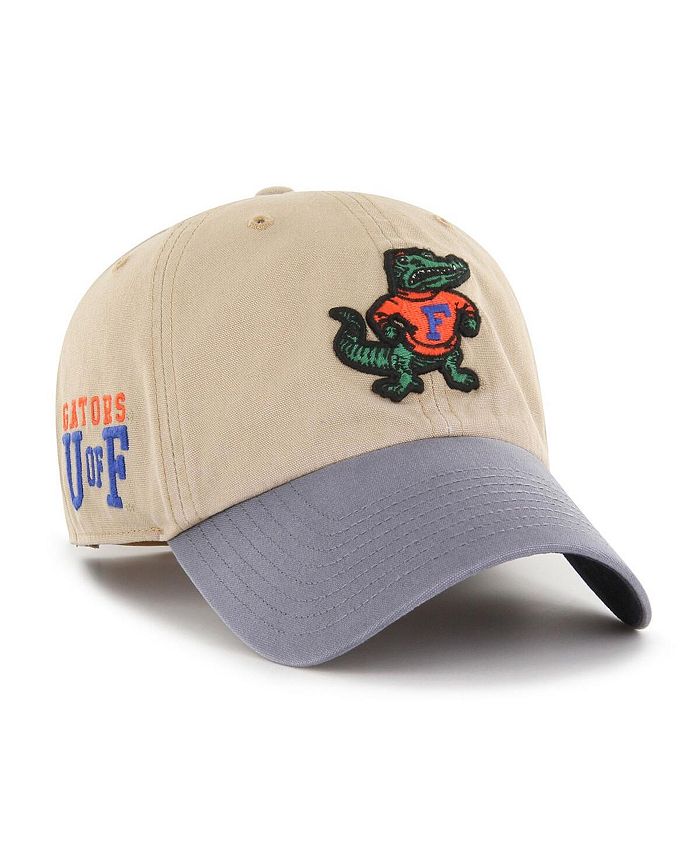 '47 Brand Men's Khaki Florida Gators Ashford Clean Up Adjustable Hat ...