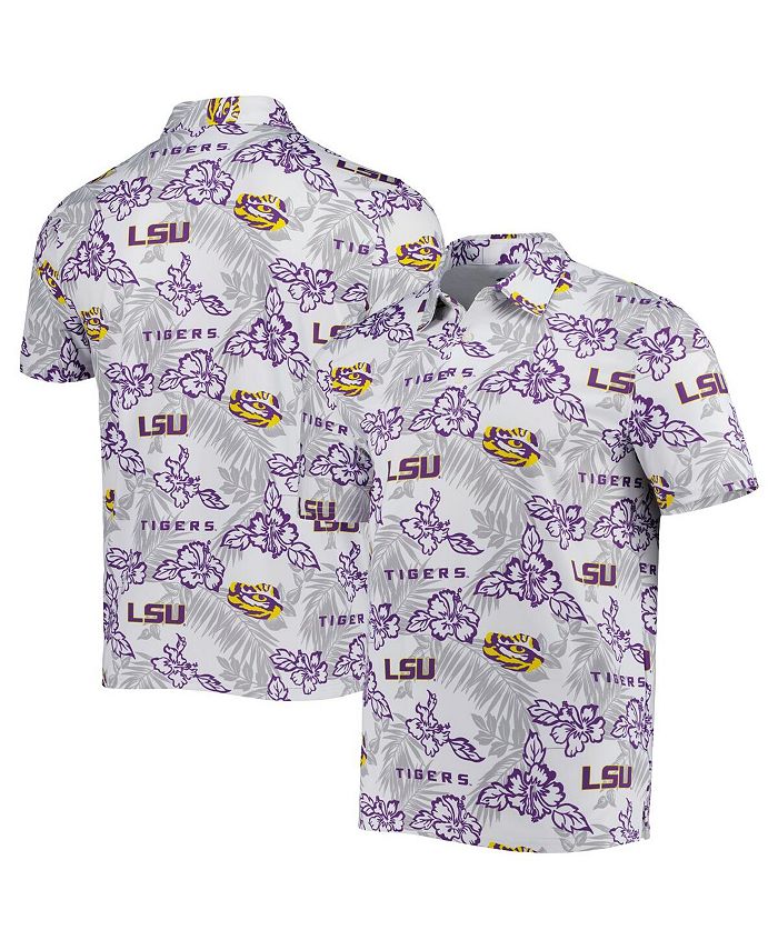 Reyn Spooner Men's White LSU Tigers Performance Polo Shirt - Macy's