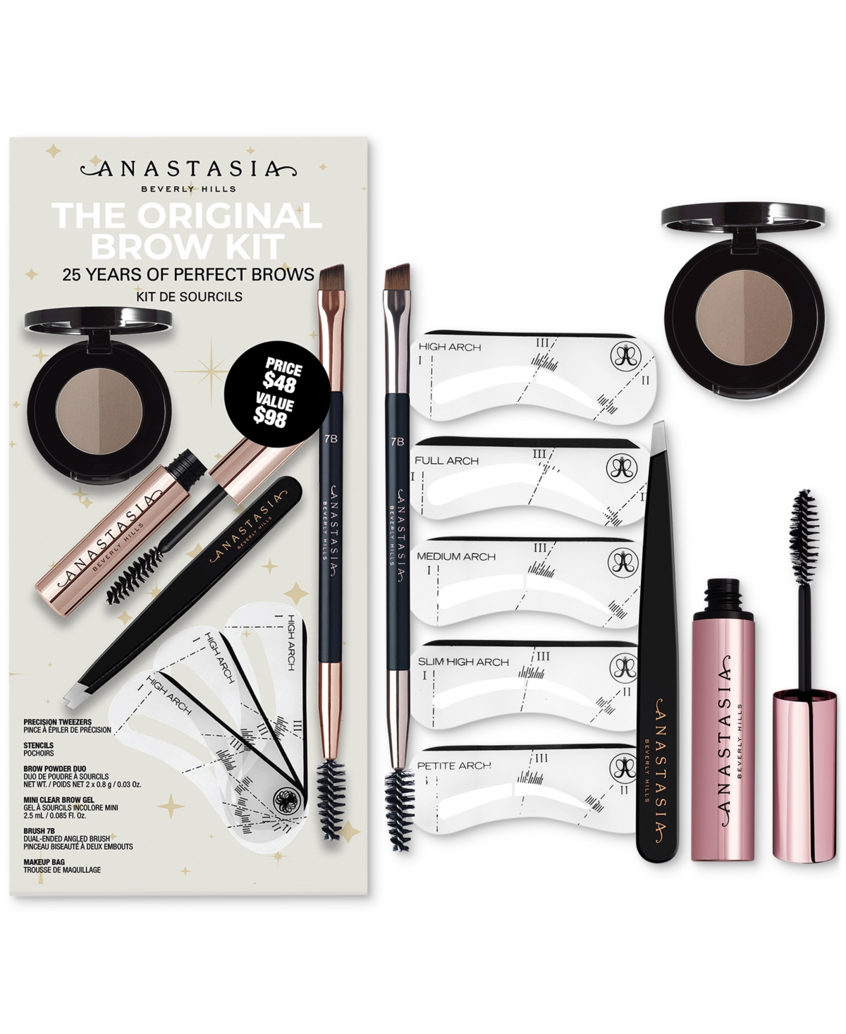 Click here for Anastasia Beverly Hills 6-Pc. The Original Brow Se... prices