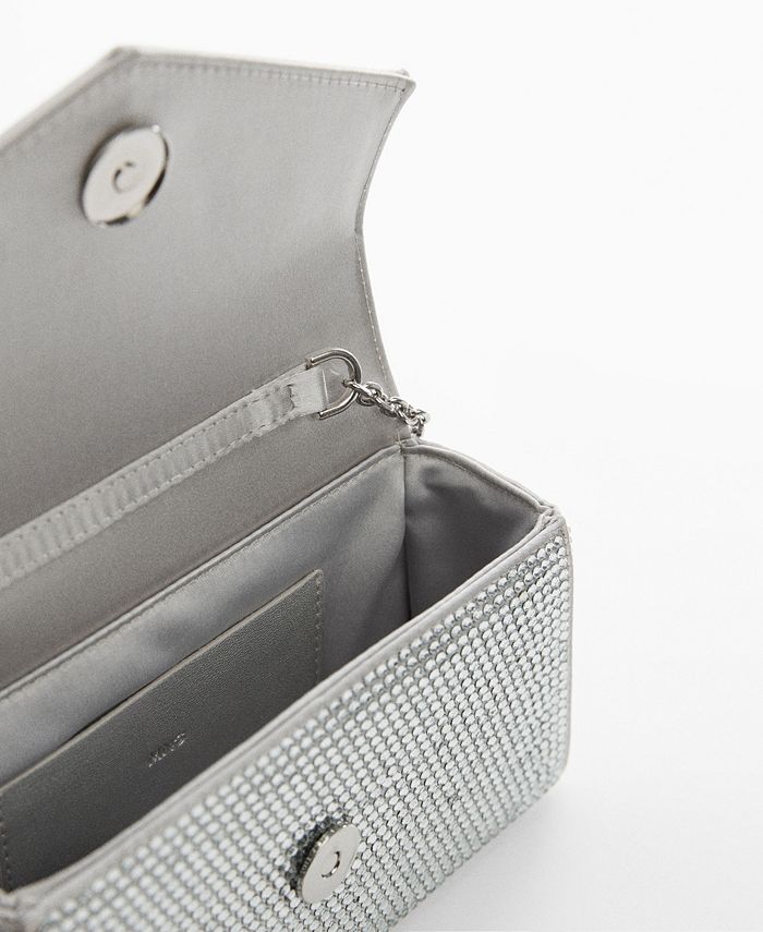 MANGO Women's Crystal Chain Bag - Macy's