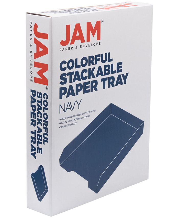 JAM Paper Stackable Paper Trays - Desktop Document, Letter, File ...