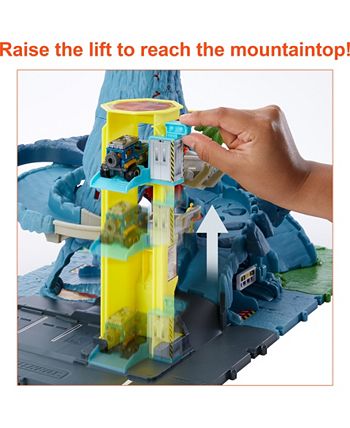 Matchbox Cars Playset with 1:64 Scale Toy SUV, Volcano Escape with ...
