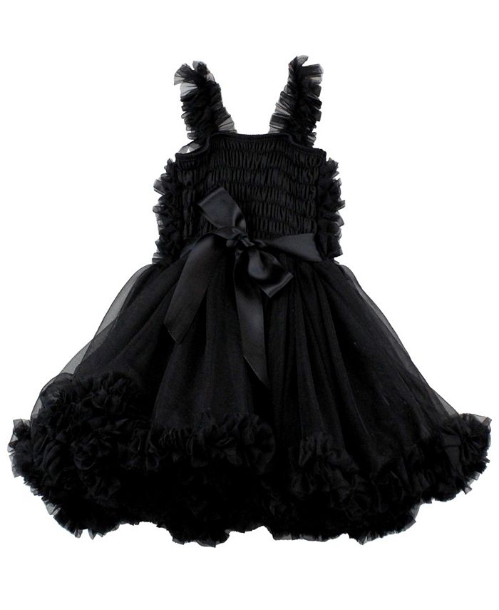 RuffleButts Baby Girls Tulle Sleeveless Princess Petti Dress - Macy's