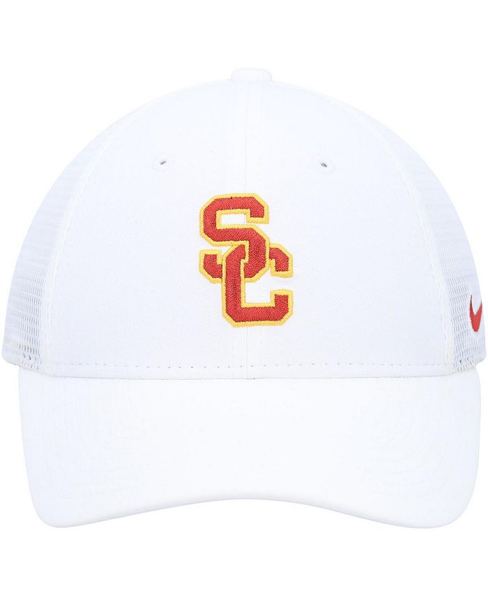 Nike Men's White USC Trojans Legacy91 Meshback Swoosh Performance Flex ...