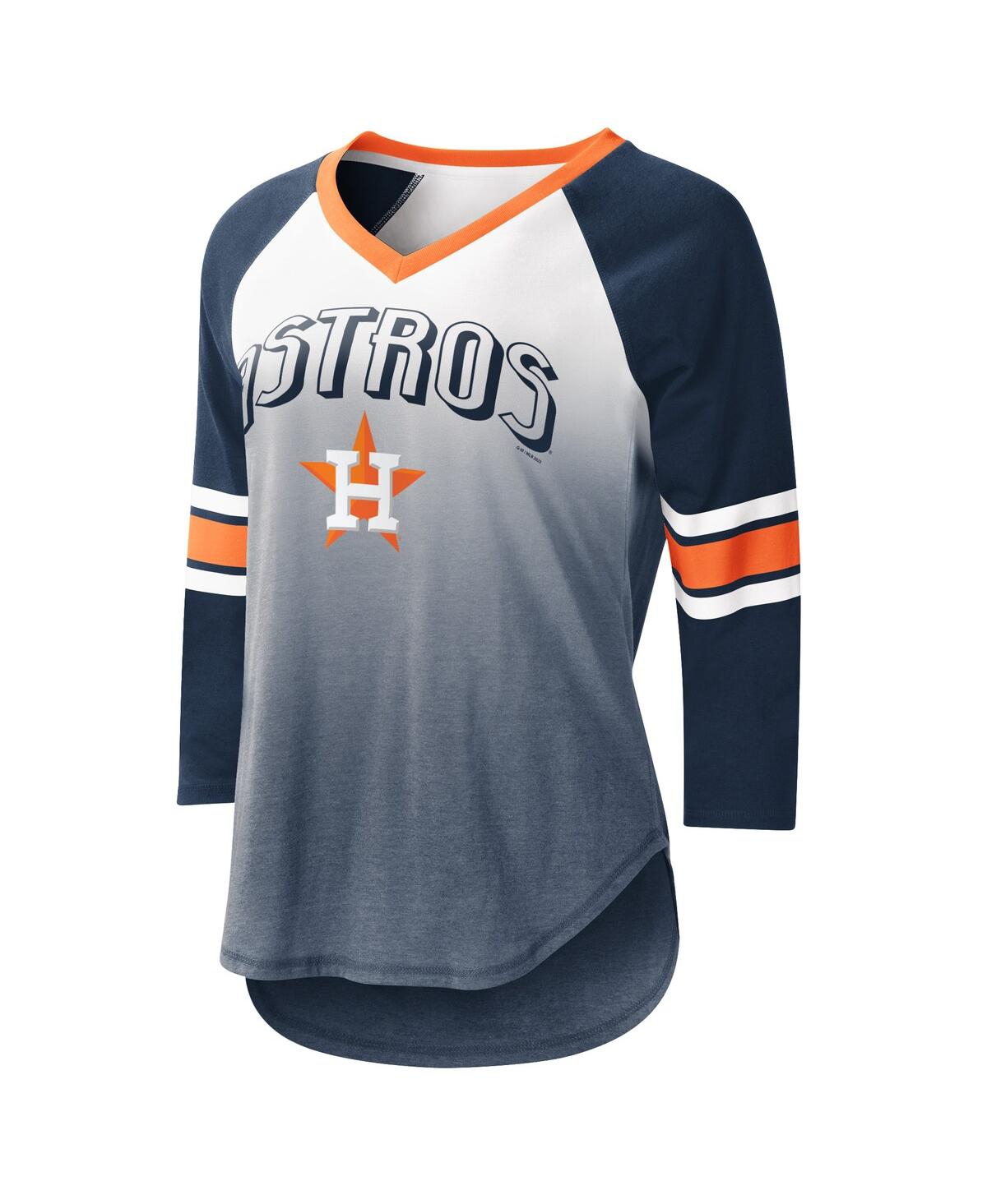 G-iii 4her By Carl Banks Women's White, Navy Houston Astros Lead-off ...