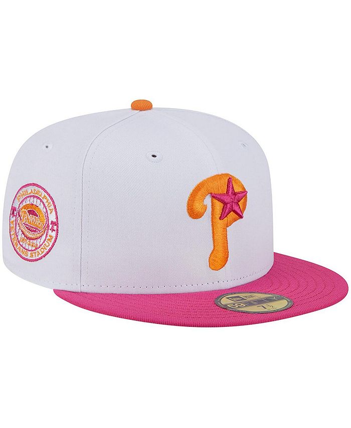 New Era Men's White, Pink Philadelphia Phillies Veterans Stadium ...