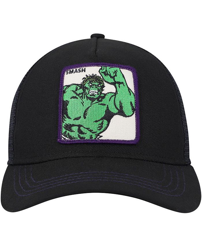 Lids Men's Black Hulk Retro A-Frame Snapback Hat - Macy's