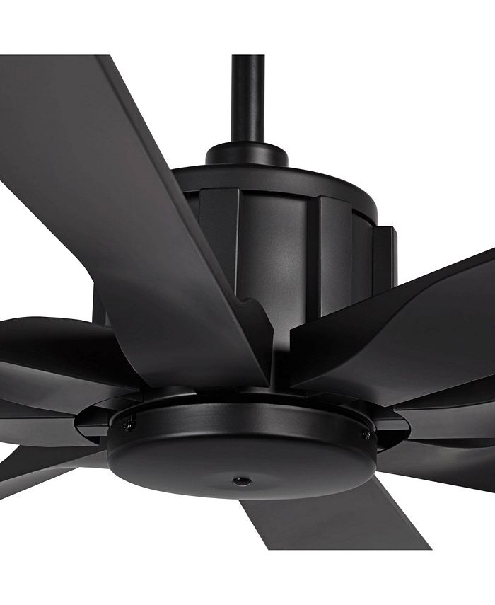 Possini Euro Design 60" Defender Modern Indoor Outdoor Ceiling Fan with ...