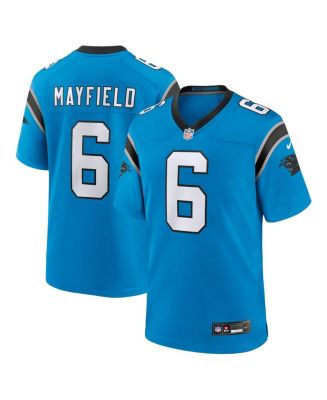 Men's Nike Baker Mayfield Blue Carolina Panthers Alternate Player Game ...