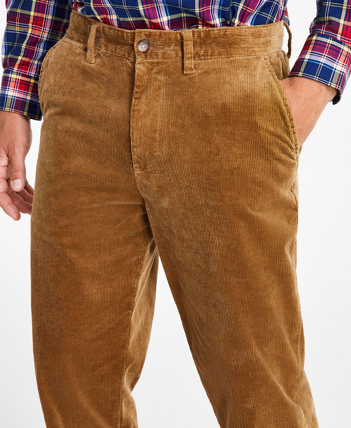 Nautica Men's Regular-Fit Stretch Corduroy Pants - Macy's