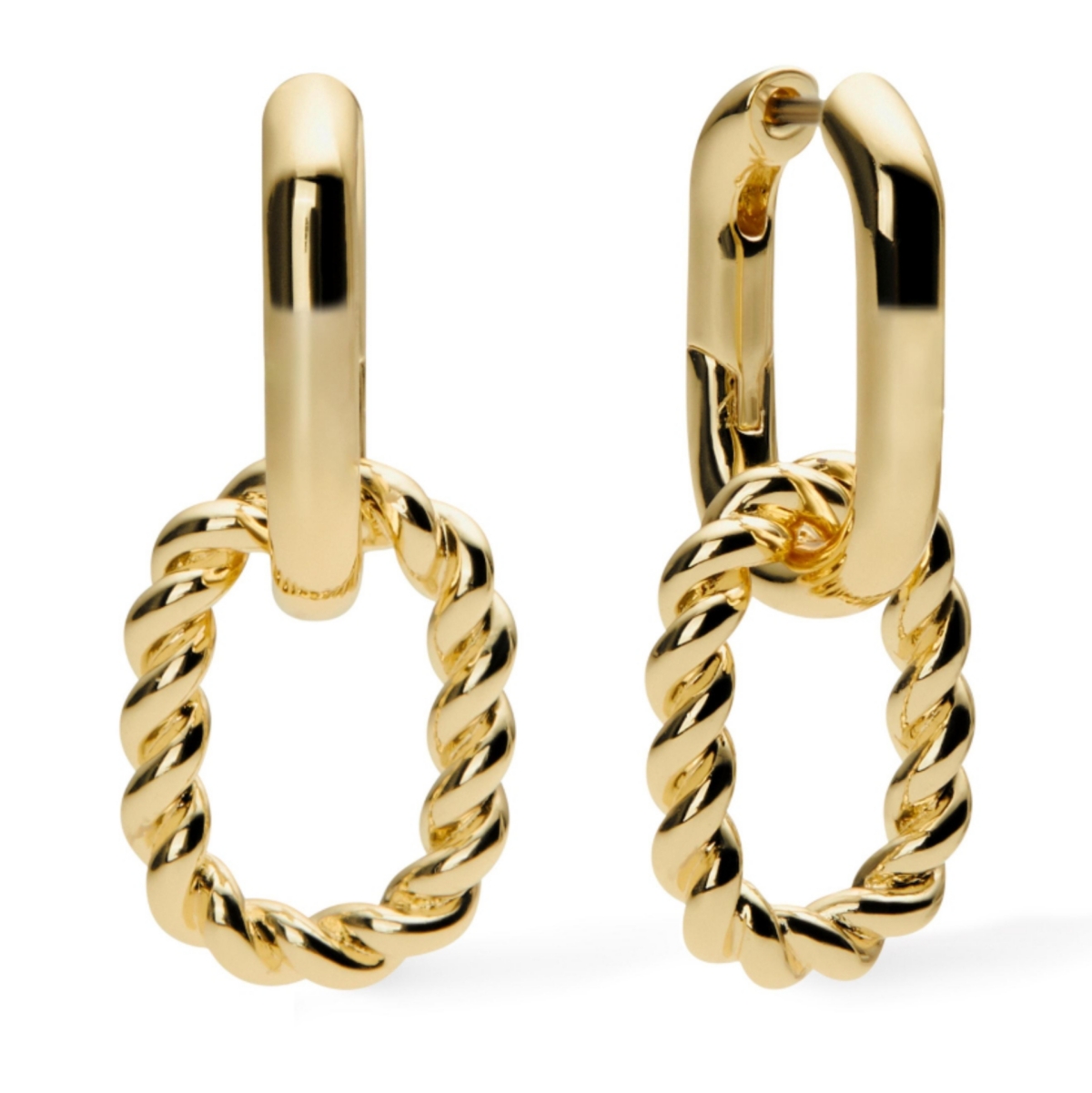 Click here for Ana Luisa Double Hoop Earrings - Ash Double - Gold... prices