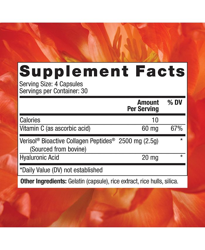 Reserveage Collagen Replenish Capsules, Skin and Nail Supplement ...