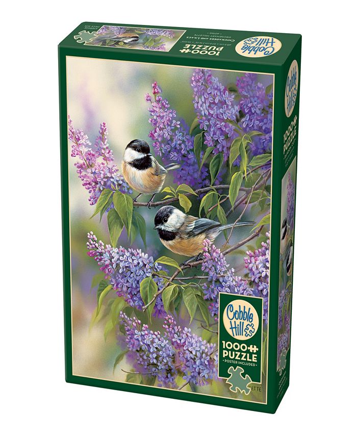 Cobble Hill Chickadees Lilacs Puzzle - Macy's