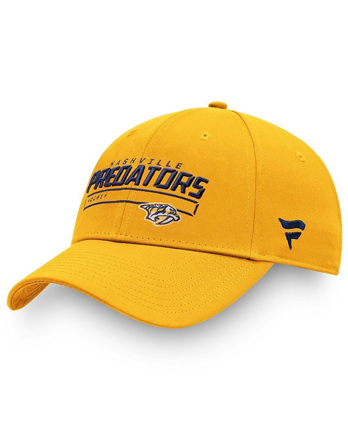 Fanatics Men's Gold Nashville Predators Authentic Pro Rinkside ...