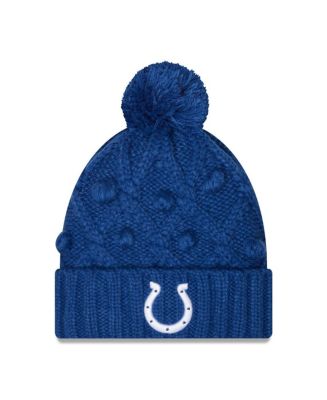 Women's New Era Royal Indianapolis Colts Toasty Cuffed Knit Hat with ...
