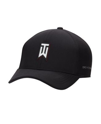 Men's Nike Golf Black Tiger Woods Club Performance Flex Hat - Macy's