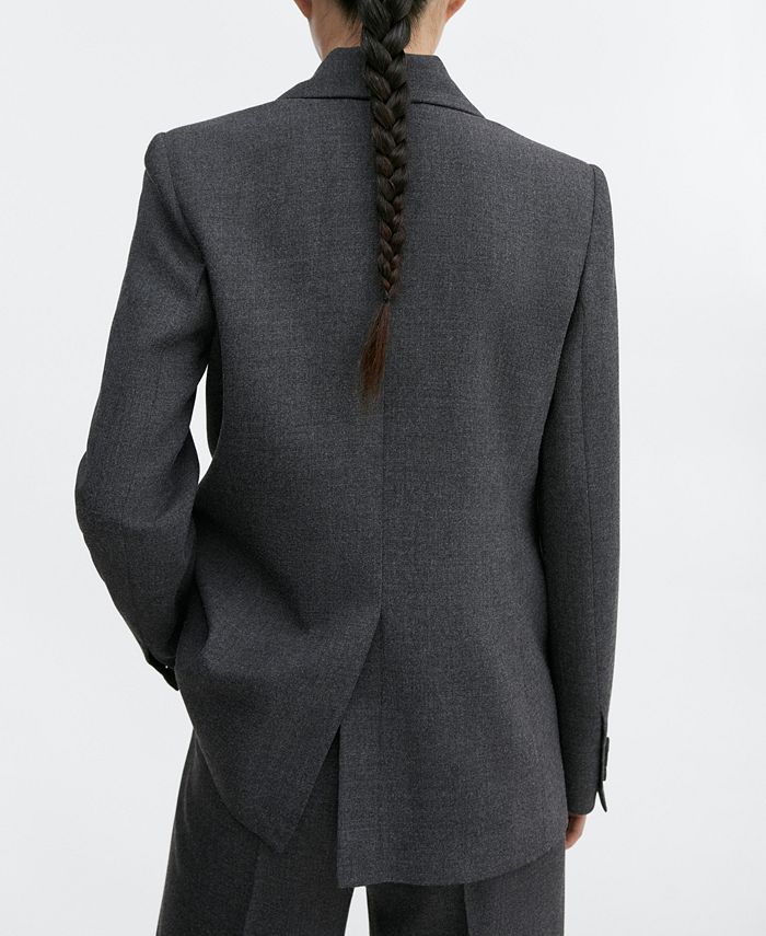 MANGO Women's Structured Suit Blazer - Macy's