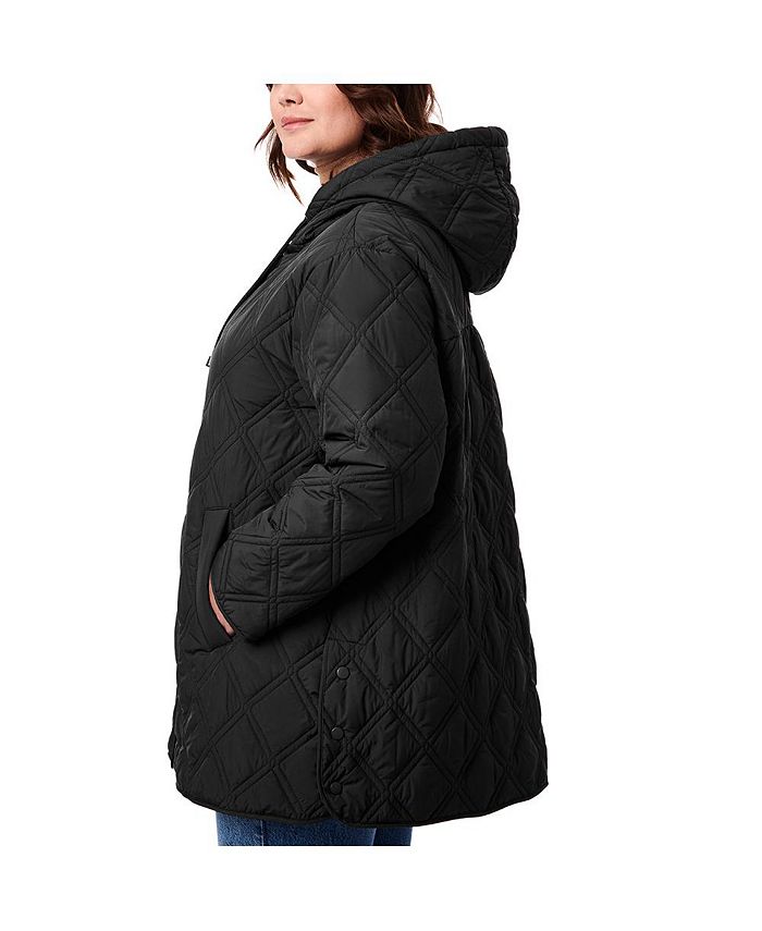 Bernardo Plus Size Light Weight Quilted Jacket - Macy's